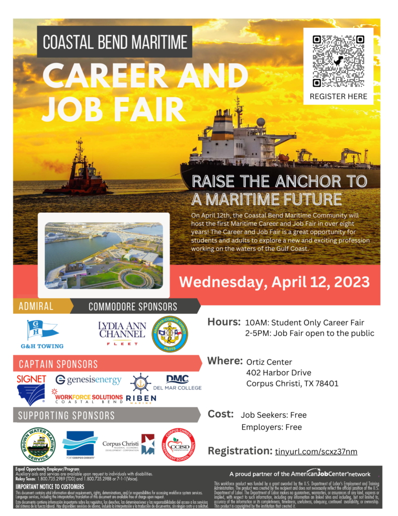 Coastal Bend Maritime Career Expo & Job Fair - UpSKILL Coastal Bend