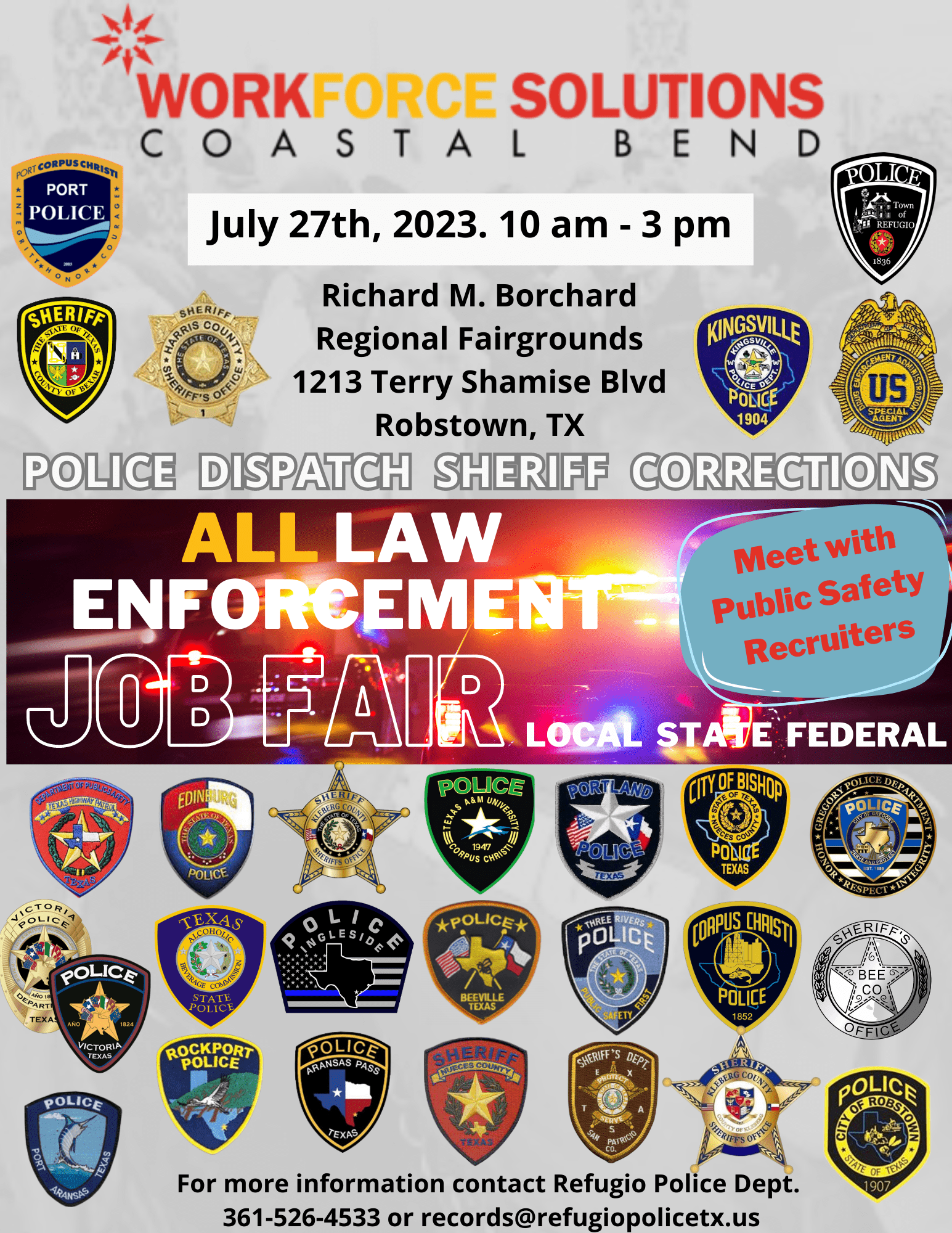 All Law Enforcement Job Fair - Workforce Solutions Coastal Bend