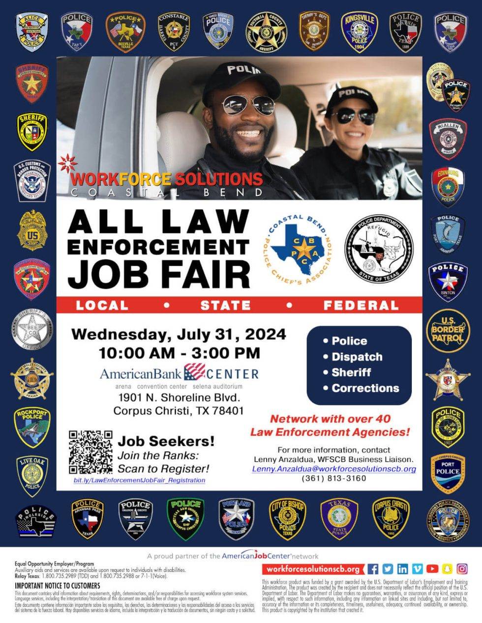 All Law Enforcement Job Fair 2024 - Workforce Solutions Coastal Bend